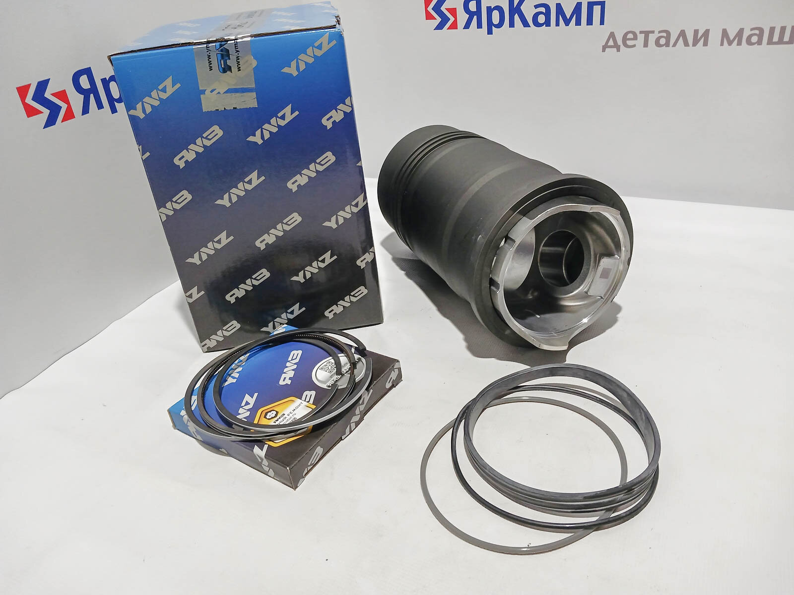 Гильза, поршень, порш. и упл. кольца МАЗ, урал, краз (ПАО Автодизель) дв. ЯМЗ-турбонад. н/образца