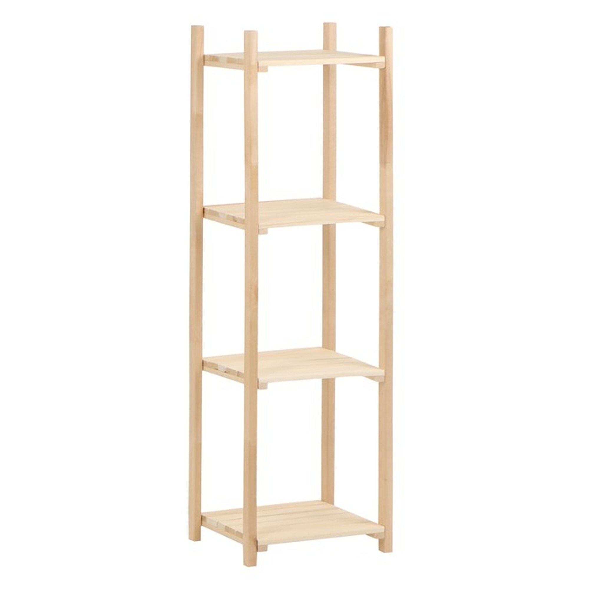 Стеллаж Добропаровъ, для детской, деревянный, 4 полки, 40x40x140 см