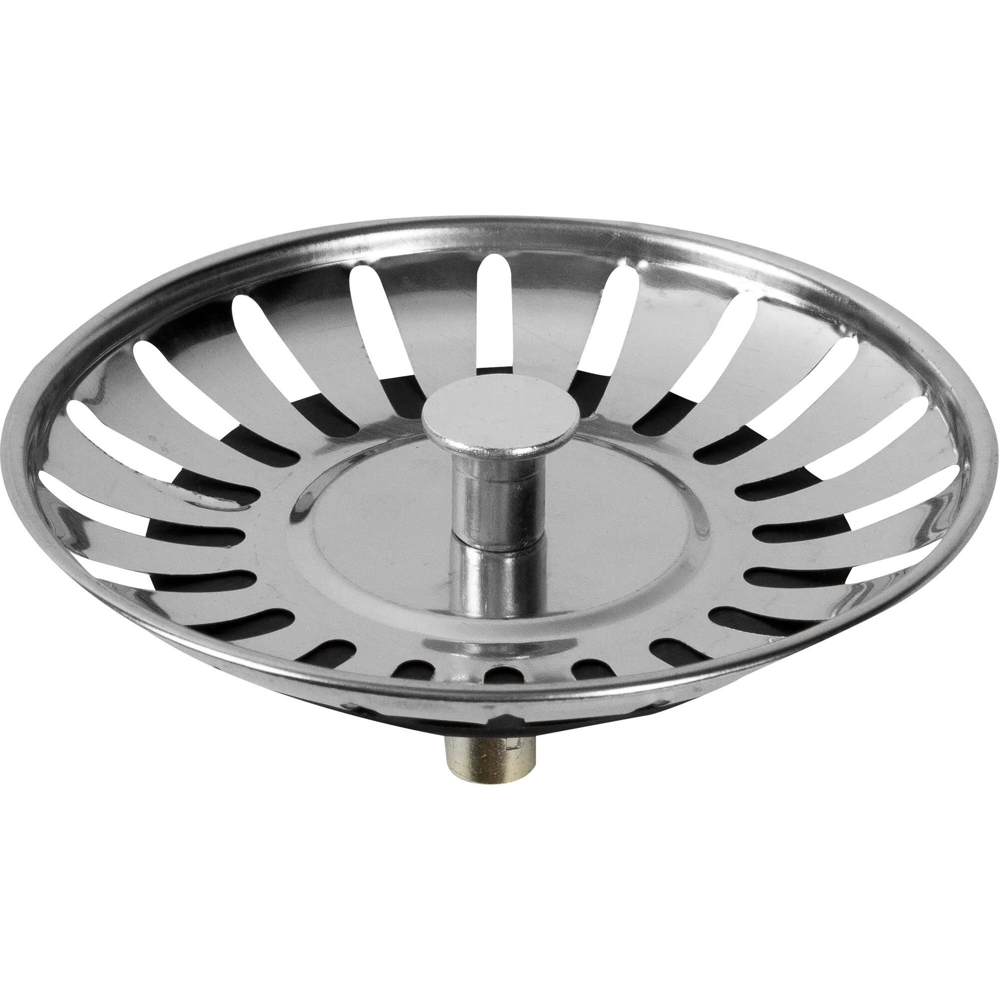 Ситечко для мытья посуды диаметром 7.8 см из металла серебристого цвета, компактное