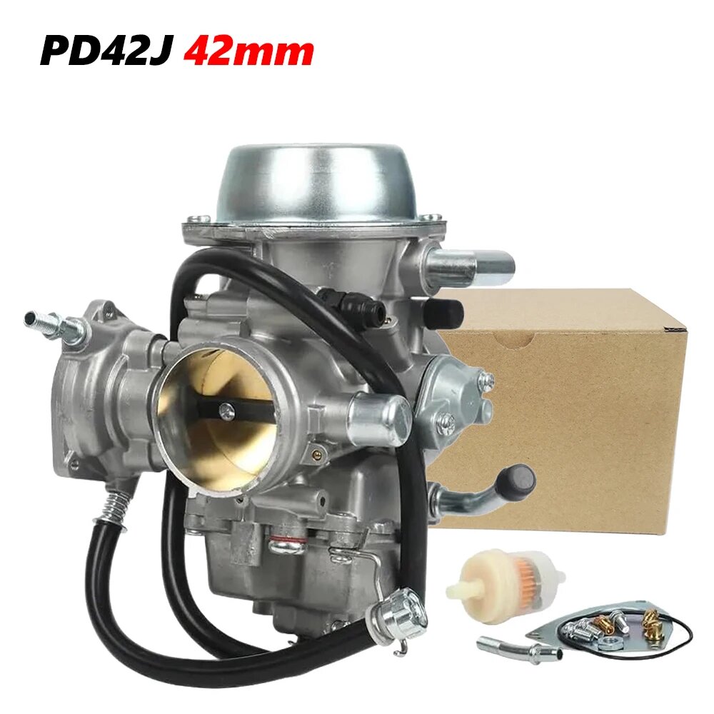 Карбюратор PD42J 42 мм для Yamaha Predator 500 Grizzly 600 660 YFM600 YFM660 Outlaw 500 Rhino 660 YXR660 Bombardier Can-Am