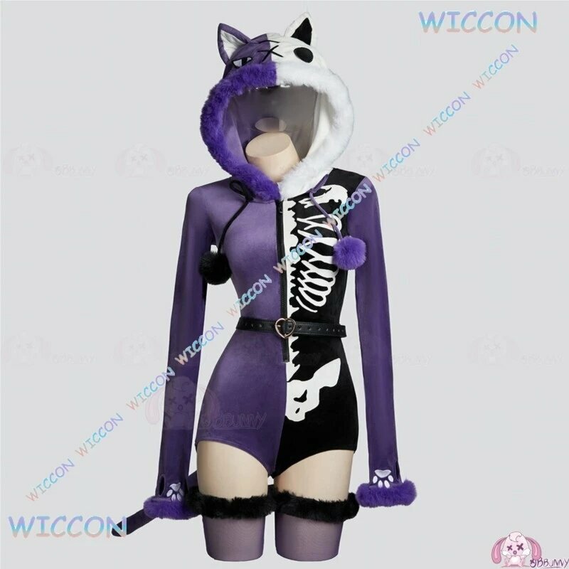 Косплей костюм Honekoneko Doujin CosC фиолетовый S, suit