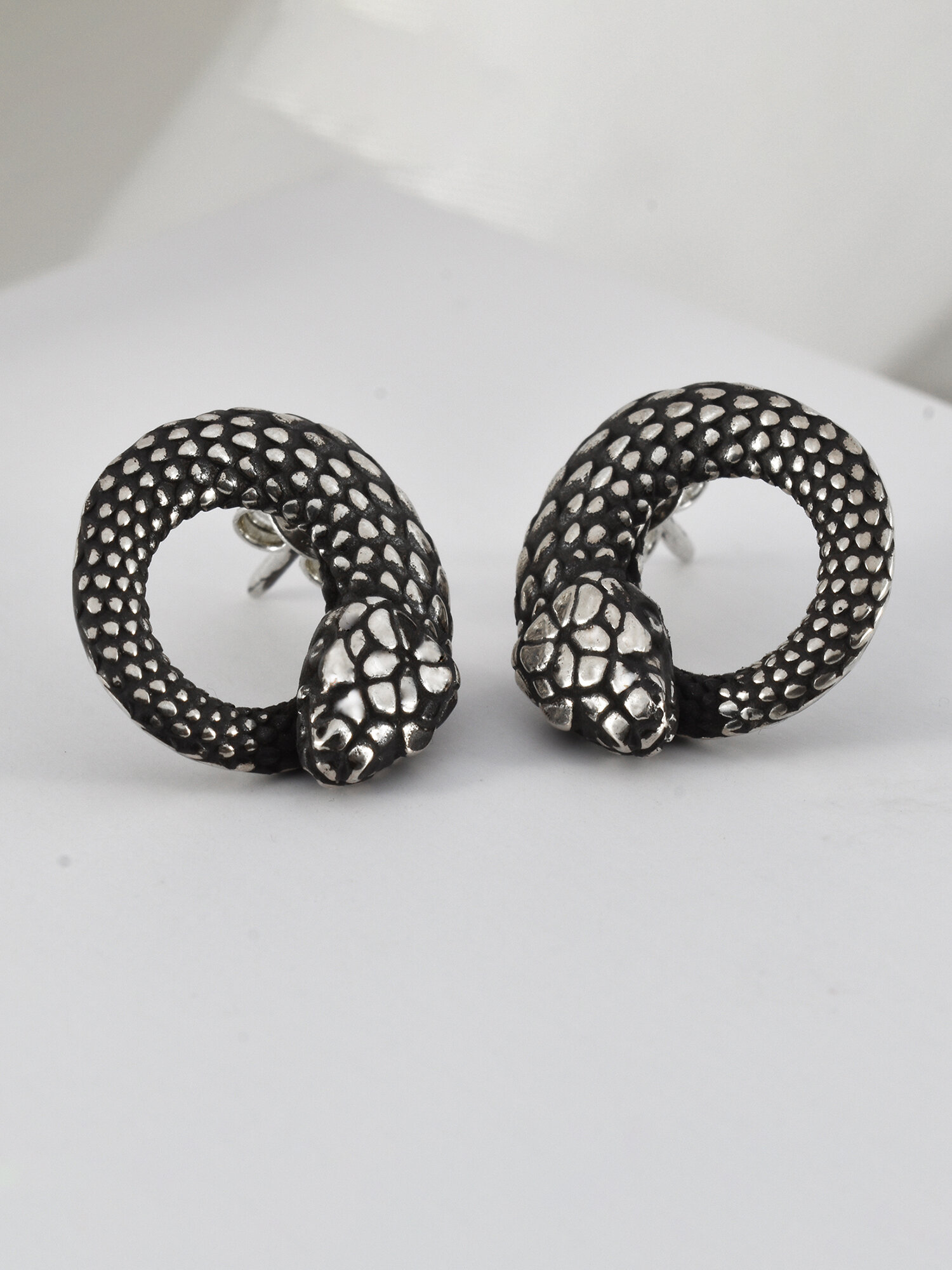 Серьги пусеты, серебро, 925 проба