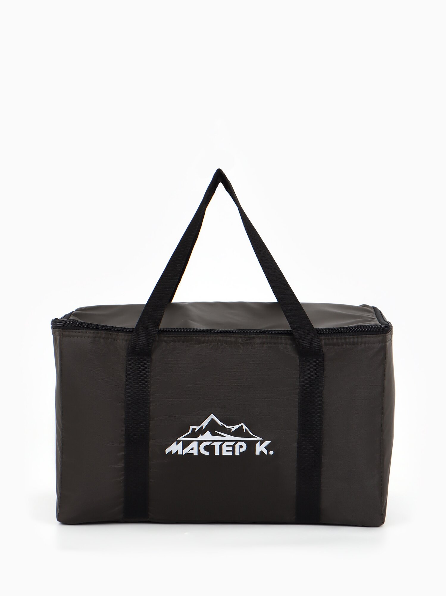 Термосумка с аккумулятором холода «Мастер К.» на молнии, объём 25 л, сохраняет холод до 6 ч, хаки