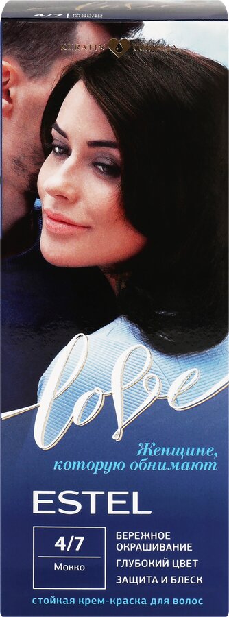 Крем-краска для волос ESTEL Love 4/7 Мокко, 115мл