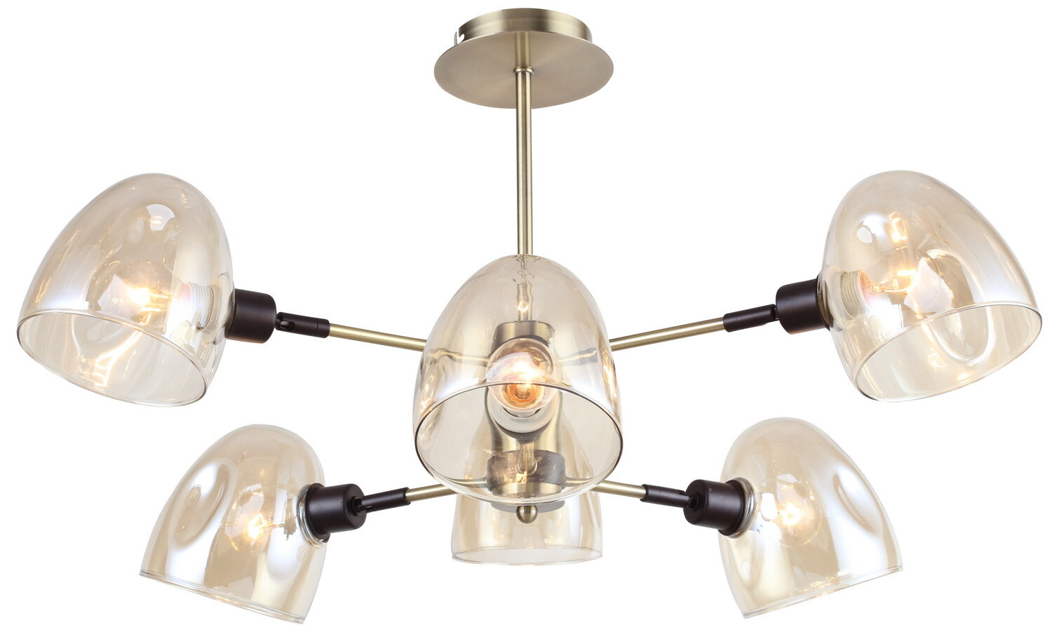 Потолочная люстра Rivoli Camila 4034-306 6*E14*40W. Для гостиной. E14