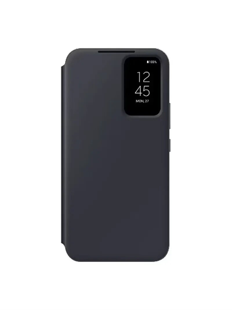 Оригинальный чехол-кошелек Samsung Smart View для Galaxy A55 5G EF-ZA556 S-View, раскладной чехол-бумажник для телефона A54 5G EF-ZA546 с коробкой, Black, For A54
