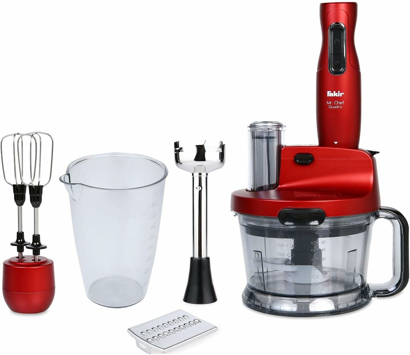 Fakir Погружной блендер Mr Chef Quadro, красный