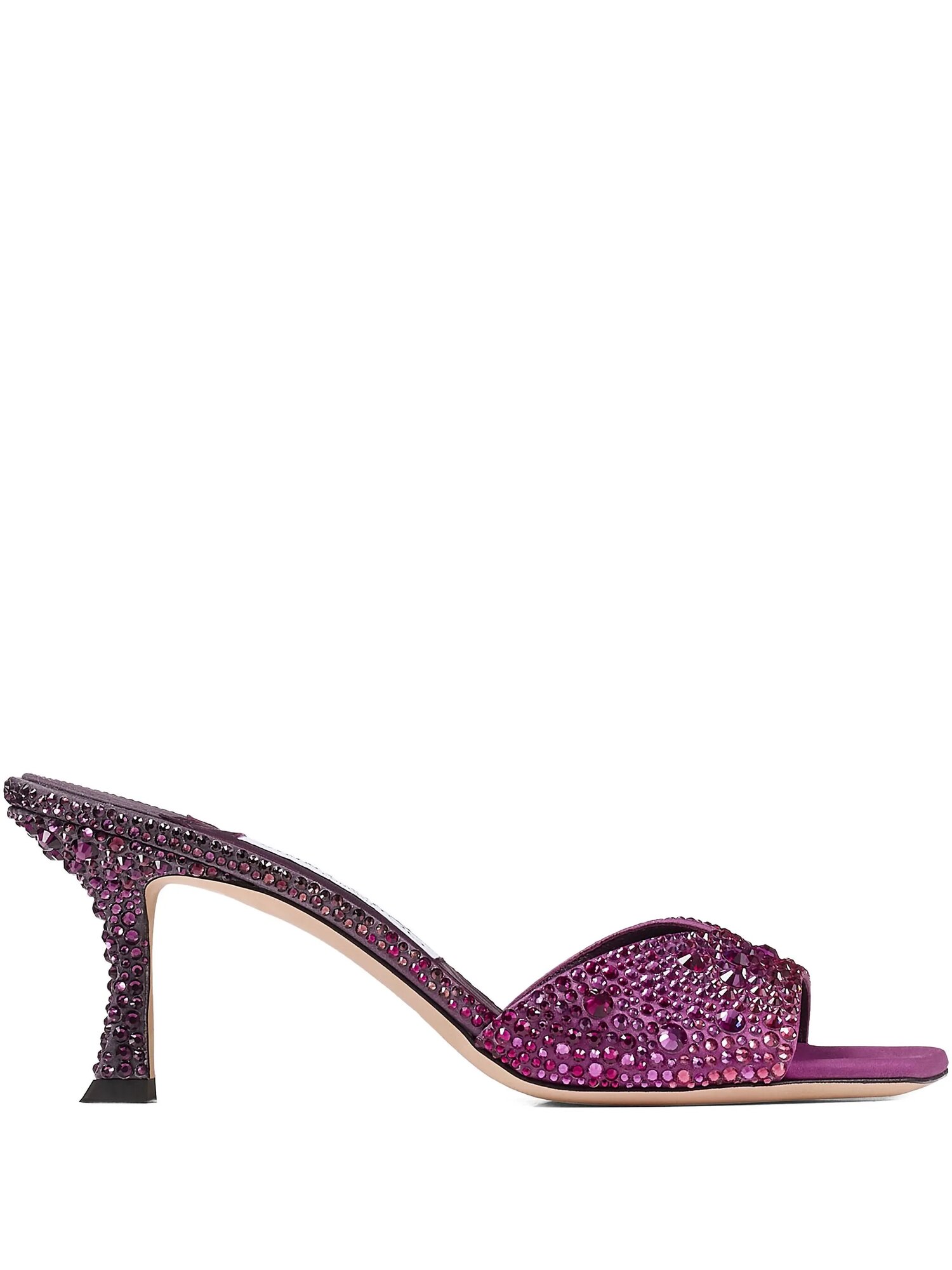 Мюли JIMMY CHOO Skye 70, размер 38.5, фиолетовый