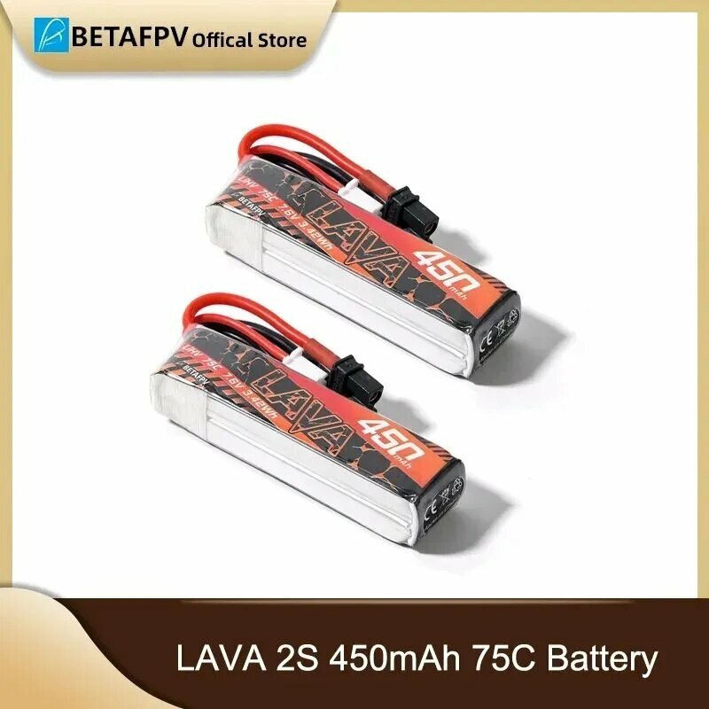 2PCS BETA LAVA 2S/3S/4S 450mAh 75C Батарея 2PCS