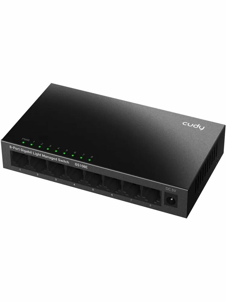 Коммутатор Cudy GS108E (L2+) 1Гбит/с настраиваемый
