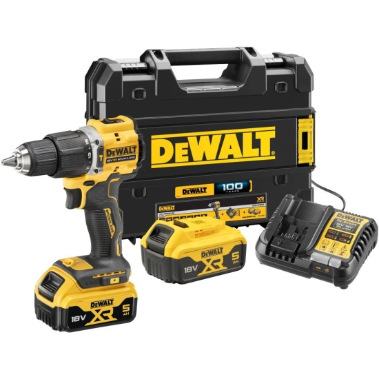 Шуруповерт аккумуляторный DeWalt DCD100YP2T