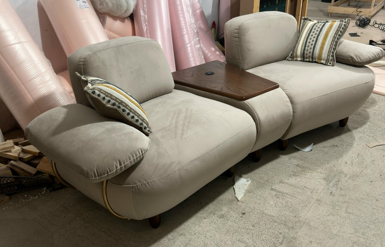 Диван с USB тумбой