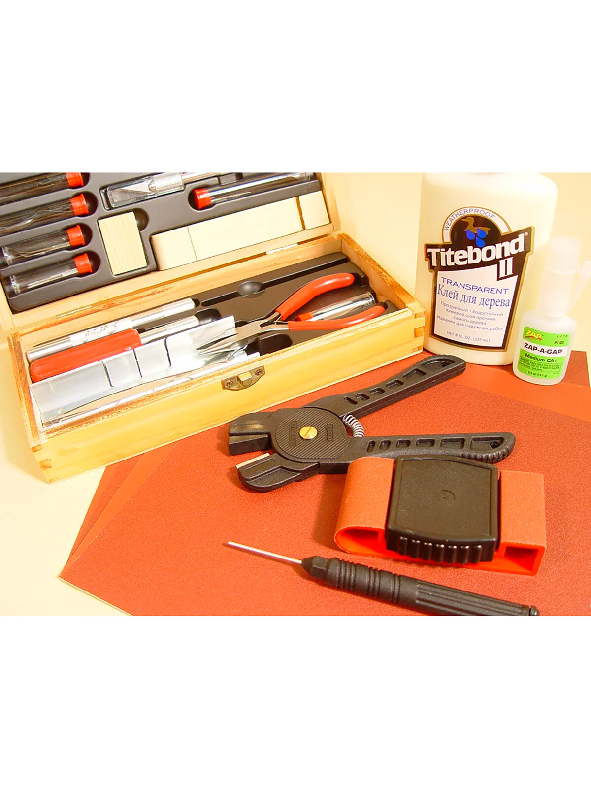 Набор необходимых инструментов судомоделиста и моделиста из 40 предметов