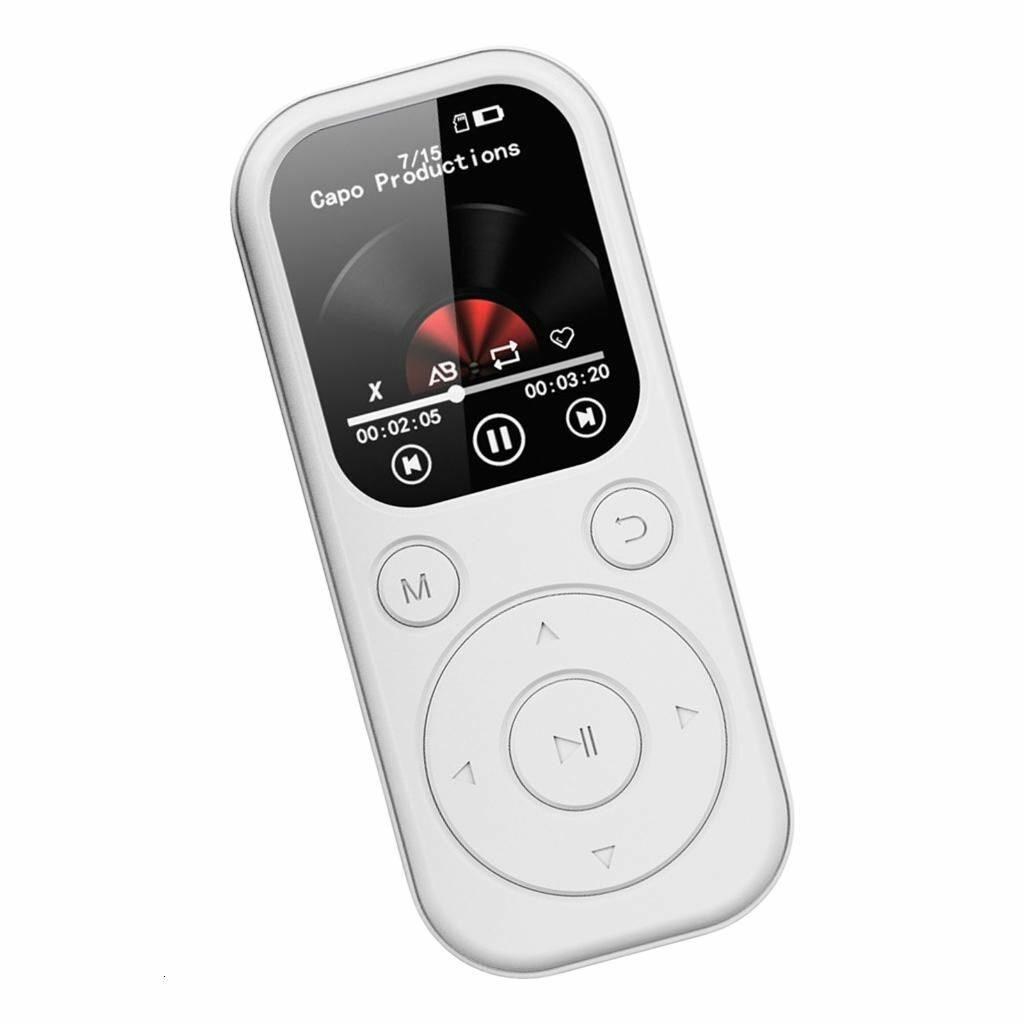MP3-плеер с Bluetooth и Type-C, Белый