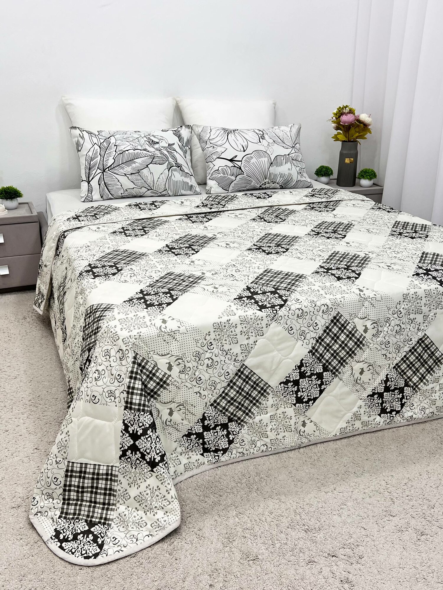 Enamorado покрывало двухстороннее евро макси микрофибра, 100% хлопок