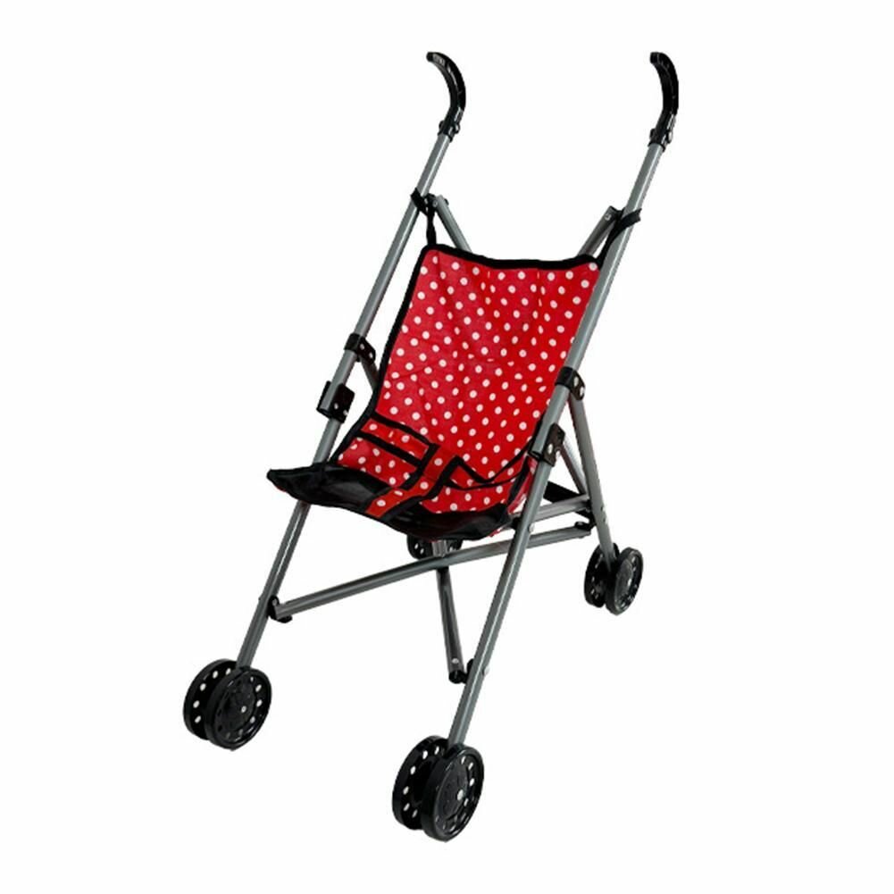 Коляска трость для кукол "Сердца" / Детский транспорт для кукол