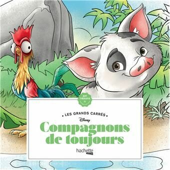 Книга-раскраска Hachette Les Grands Carres - DISNEY Compagnons de toujours, 96 стр - 2019461501
