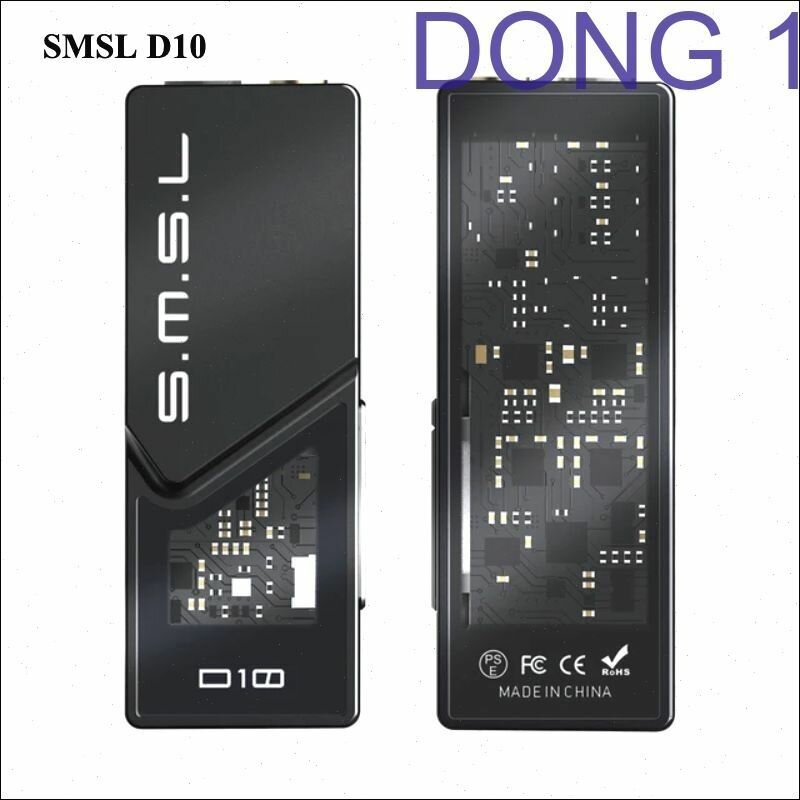 Портативный усилитель для наушников SMSL D10 с премиум ЦАП и балансным USBвходом