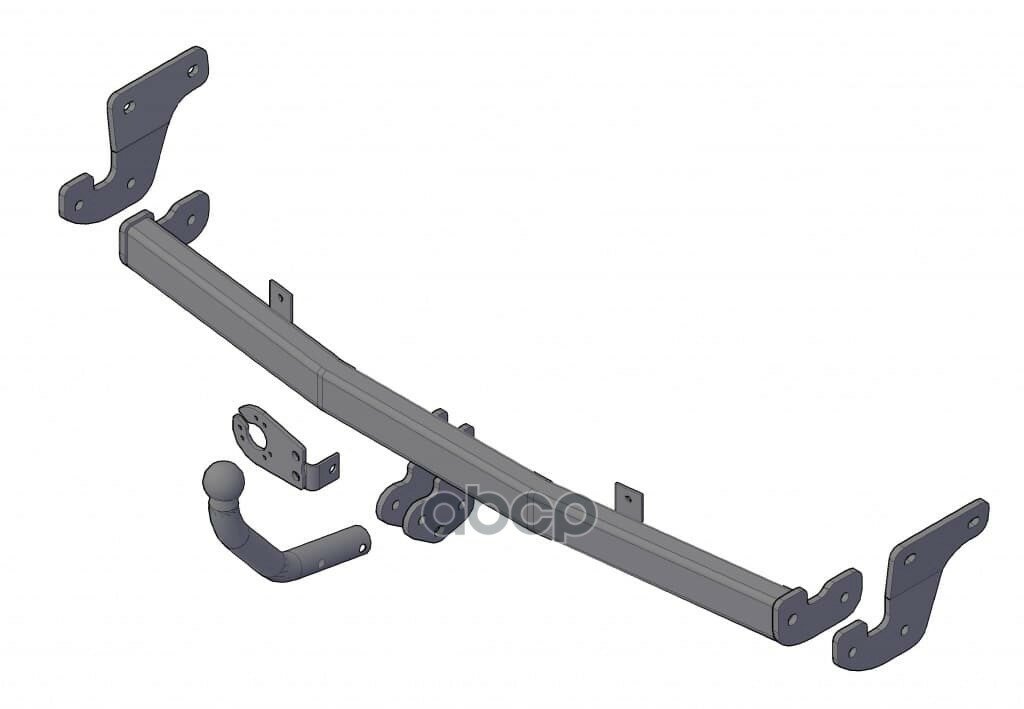 Фаркоп Hyundai Solaris седан/хетчбек 2010-2017, Kia Rio III седан/хетчбек 2011-2017 крепление шара на двух болтах трейлер арт.