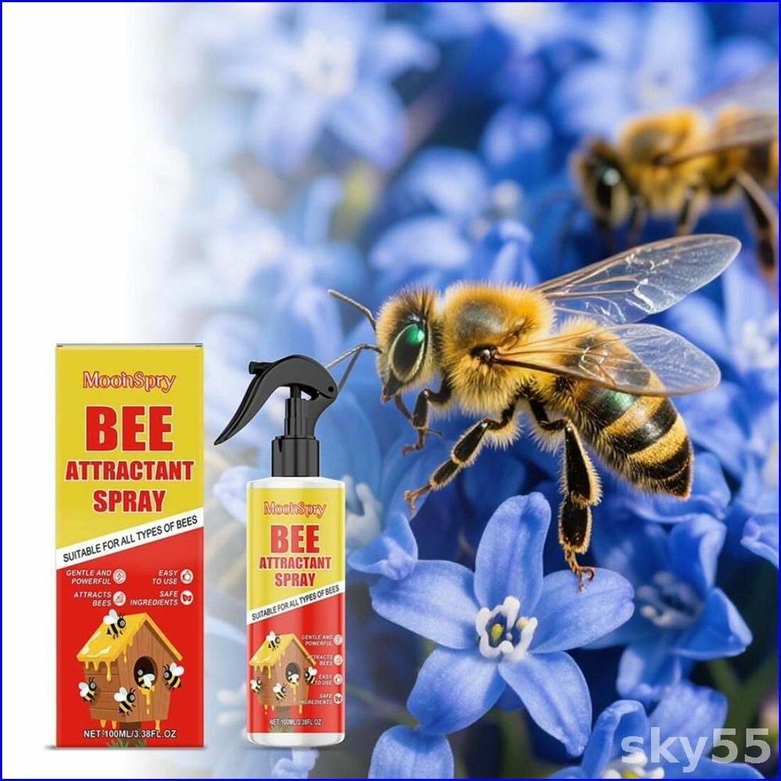 Для привлечения и поимки роёв пчел приманка для ловли роёв/для подсадки маток 100 мл