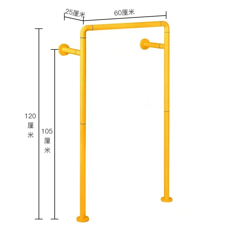 Ручка для унитаза и раковины для пожилых и инвалидов, дизайн без барьеров, нескользящий, для больниц и домов престарелых