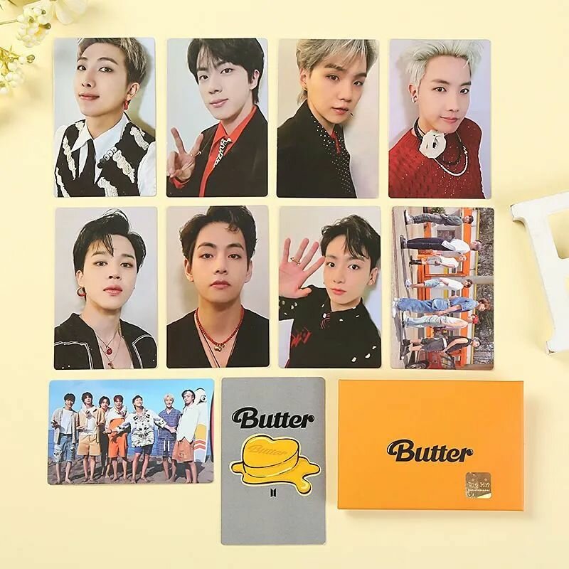 Карточка KPOP BTS BUTTER альбом / JUNGKOOK JIMIN SUGA V к поп карты / Набор 9/11 штук