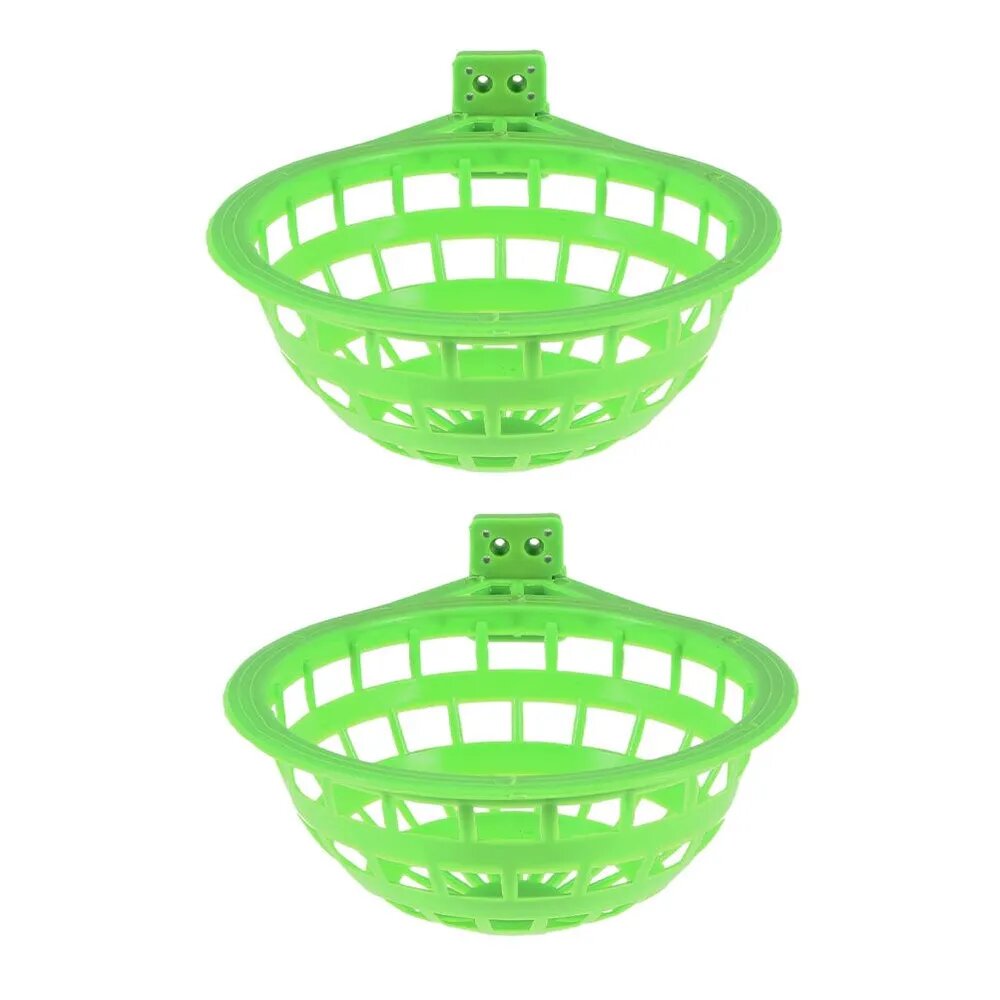 2 шт. Птичье гнездо для попугаев и канареек, материал для гнезда, пластиковый клетка для домашних птиц, перепелок и голубей, портативный 16X14.5X6CM