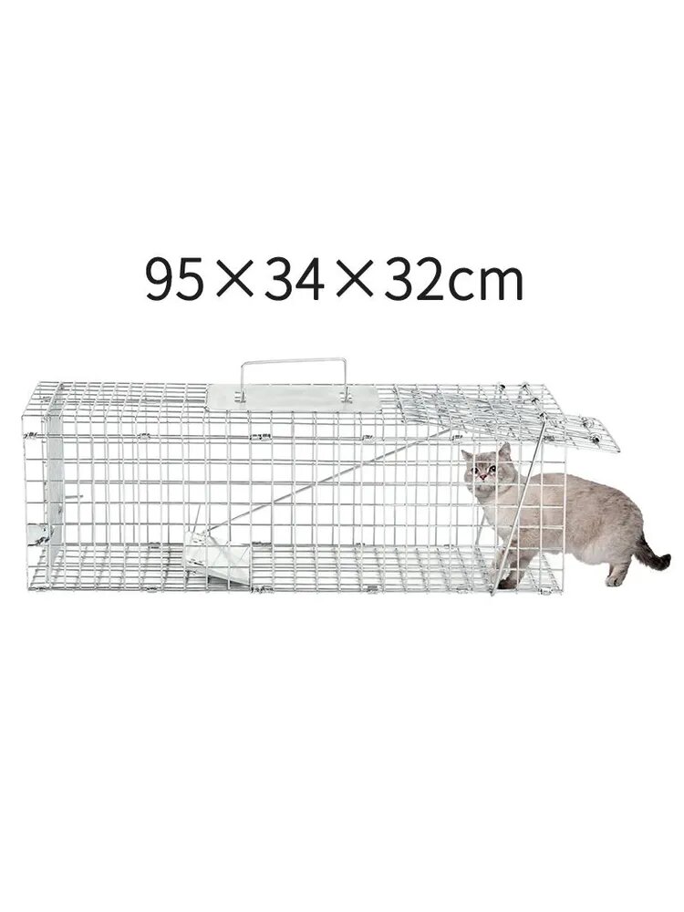 Кошколовка, Кошколовка складная, Клетка - ловушка, Размер, 95х34х32 см