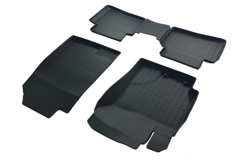 Коврики резиновые в салон 3D PREMIUM для KIA Rio IV, RIO X-Line (2017-) PR. KI. RI.17G.02077