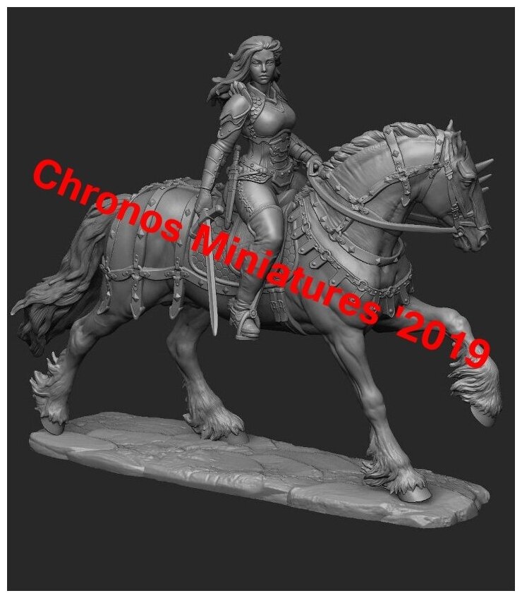 CHM-54179. Миры Фэнтези: Её называли Утренняя Звезда 54 мм. Материал - смола.