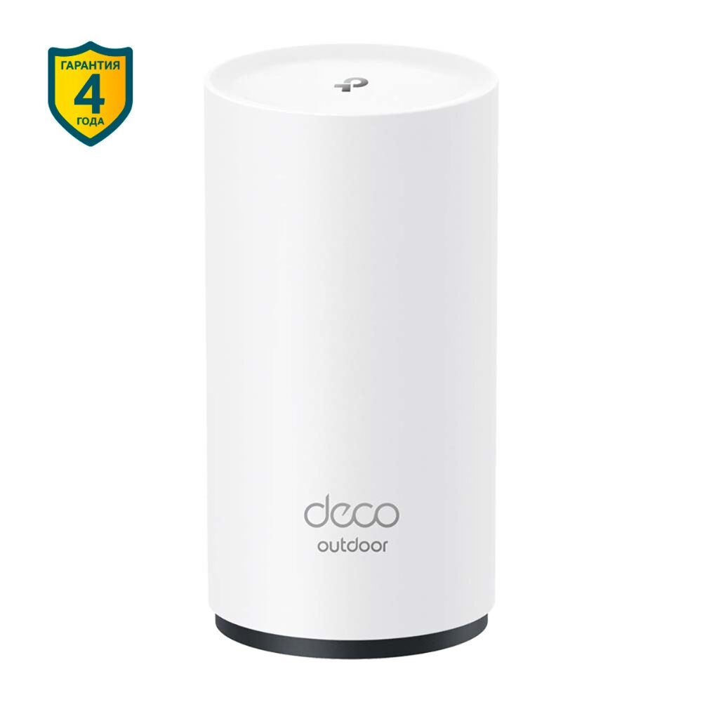 TP-Link Беспроводной маршрутизатор TP-Link Deco X50-Outdoor 1-pack, WiFi 2402+574Мбит/сек. + 2 порт LAN/WAN 1Гбит/сек, Wi-Fi mesh-система PoE (ret)