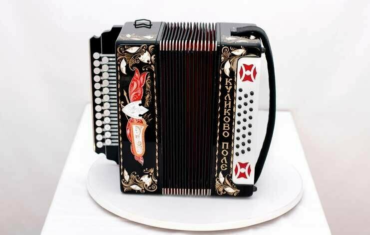 Гармонь тульская Г-3 "Куликово поле" до # (До диез)