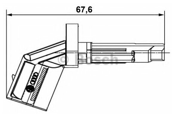 Датчик ABS Bosch 0265007930