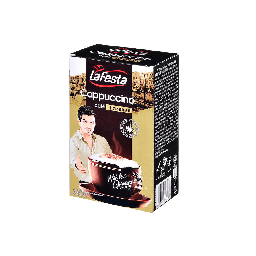 Ла Феста La Festa Каппучино с вкусом Ореха, 8 блоков по 10 шт