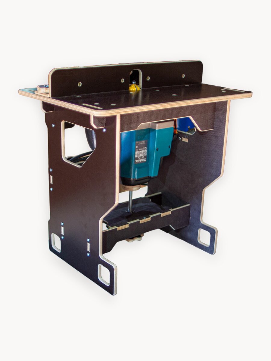 Стол для фрезера по дереву универсальный с микро лифтом в разборе ФР-460