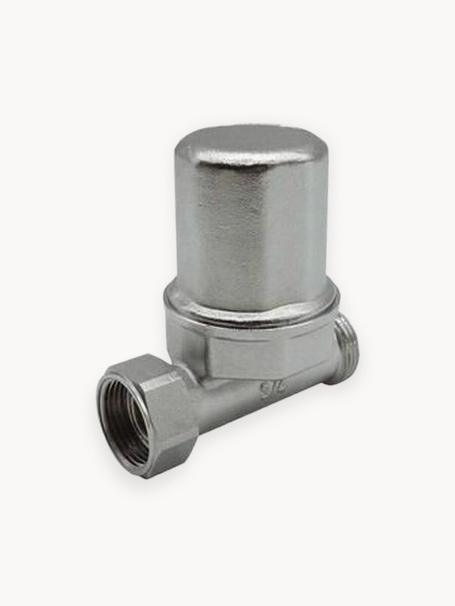 Компенсатор гидроударов 3/4" НР + НГ 10-50 bar никелированный TIM WHS1103