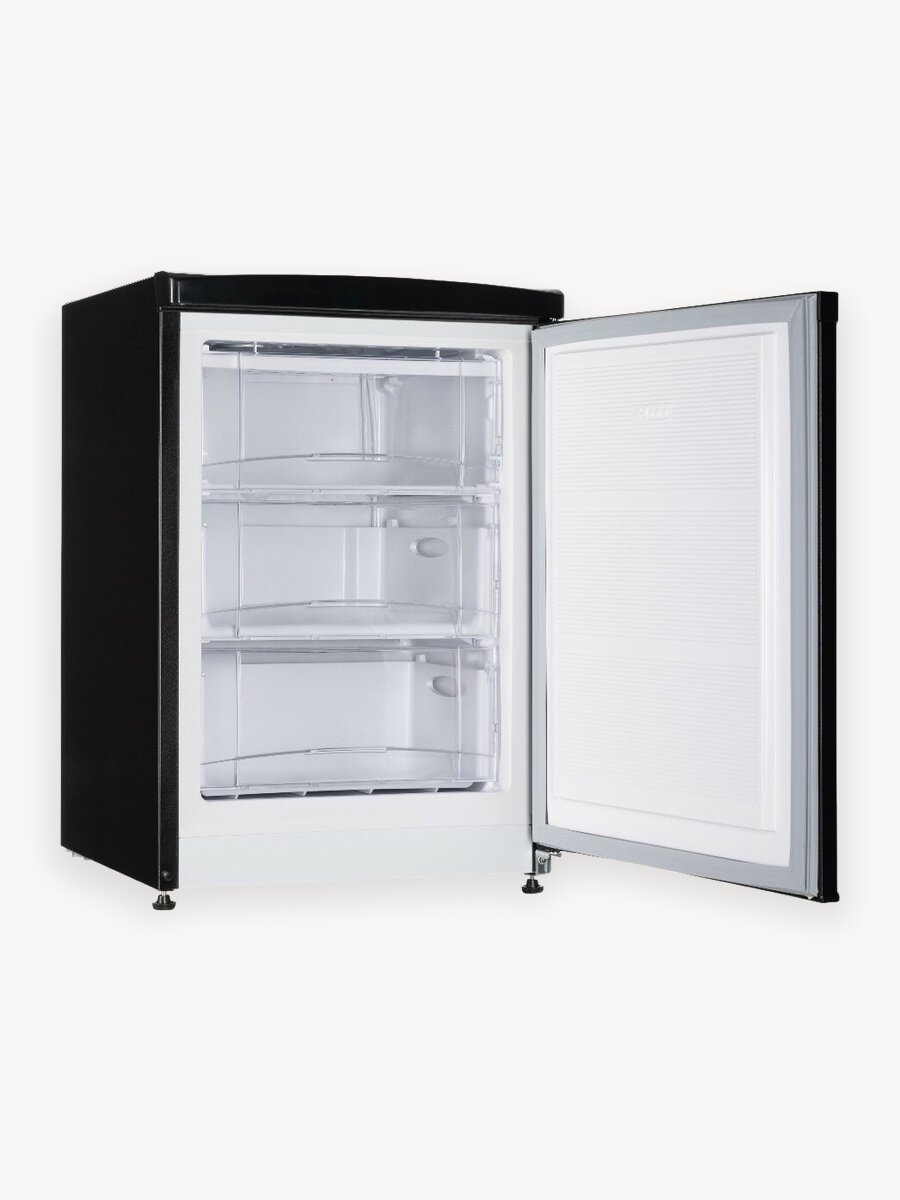 Морозильная камера NORD NFR 85 CB, однокамерная, объемом 100 л, черный матовый