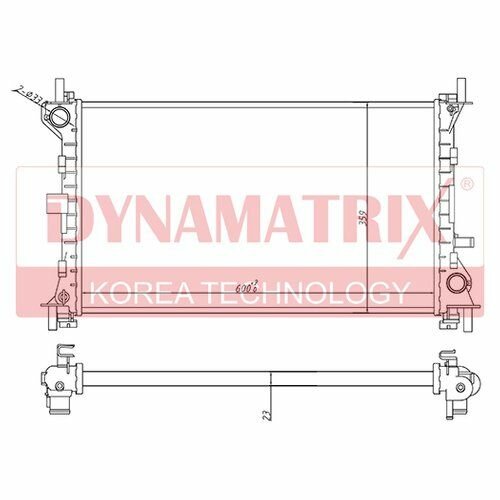 Основной радиатор (двигателя) Dynamatrix-Korea DR62073