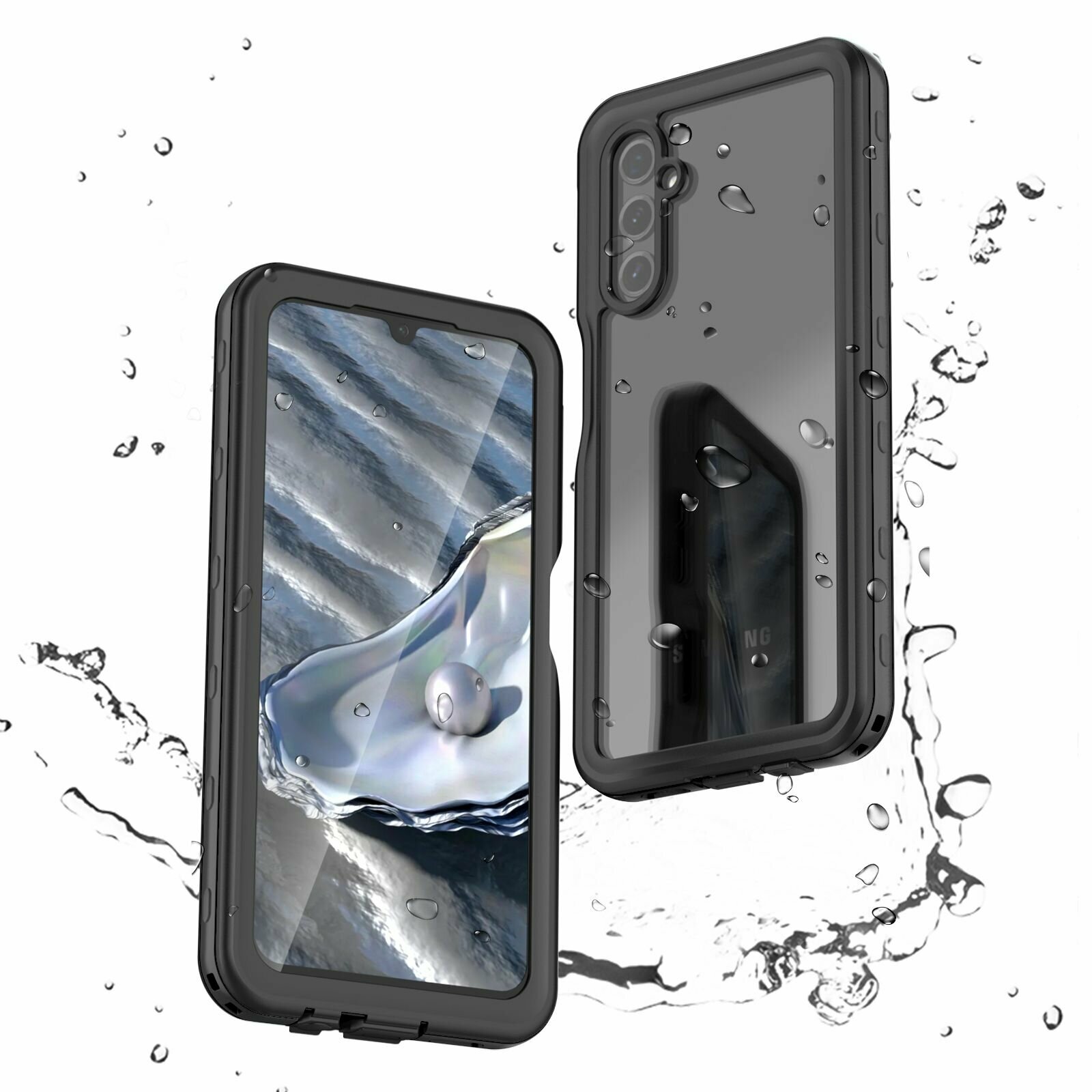 Водонепроницаемый и ударопрочный чехол Redpepper для Samsung Galaxy A14, черный