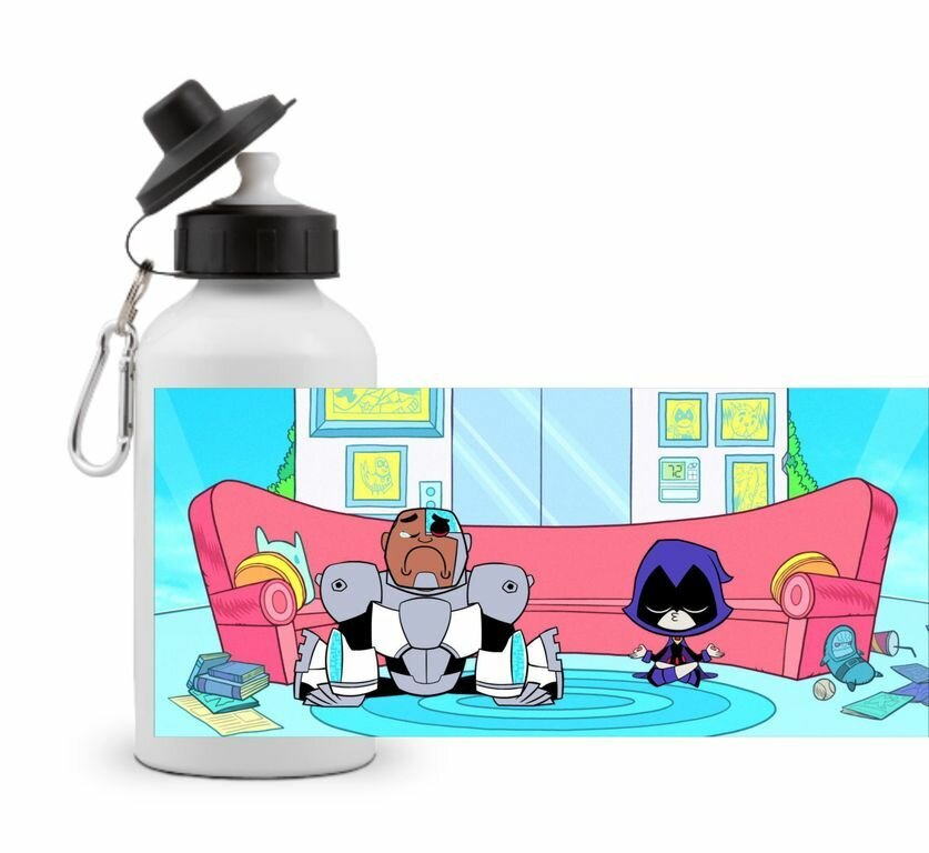 Спортивная бутылка Юные Титаны Вперёд, Teen Titans Go №7