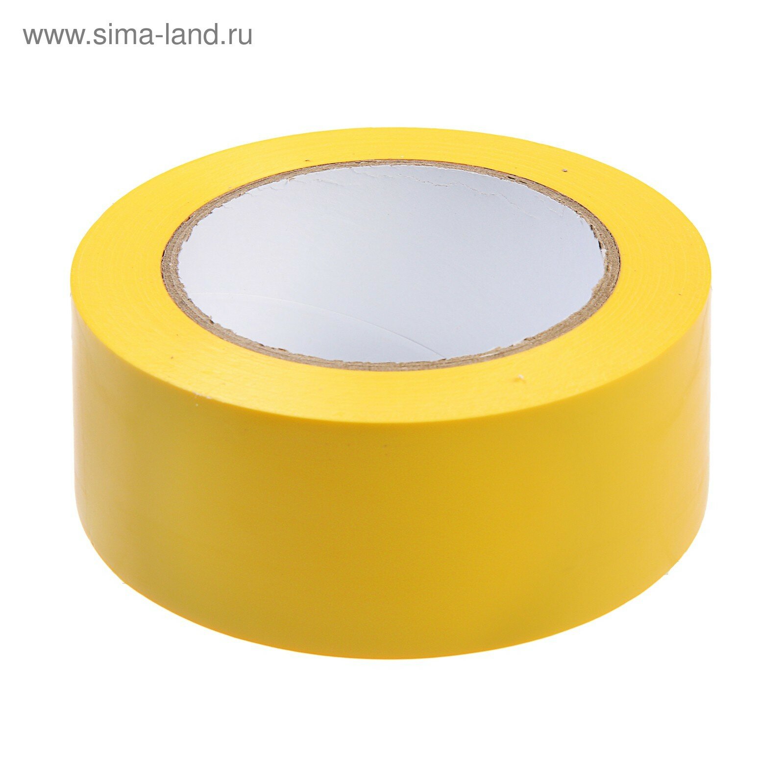 Лента разметочная тундра, клейкая, жёлтая, 150 мкм, 48 мм × 33 м