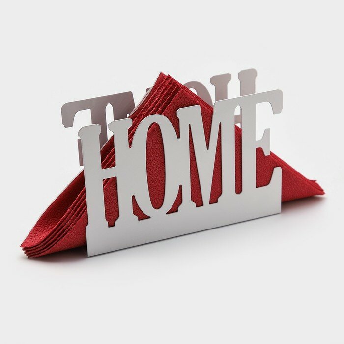 Салфетница Доляна Home, 15×4×10 см, белая