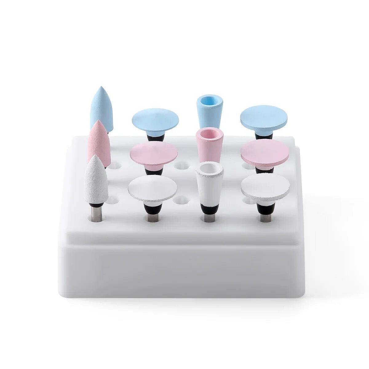 AZDENT Силиконовые полировальные диски для зубов 2,35 мм Type A 12PCS Set