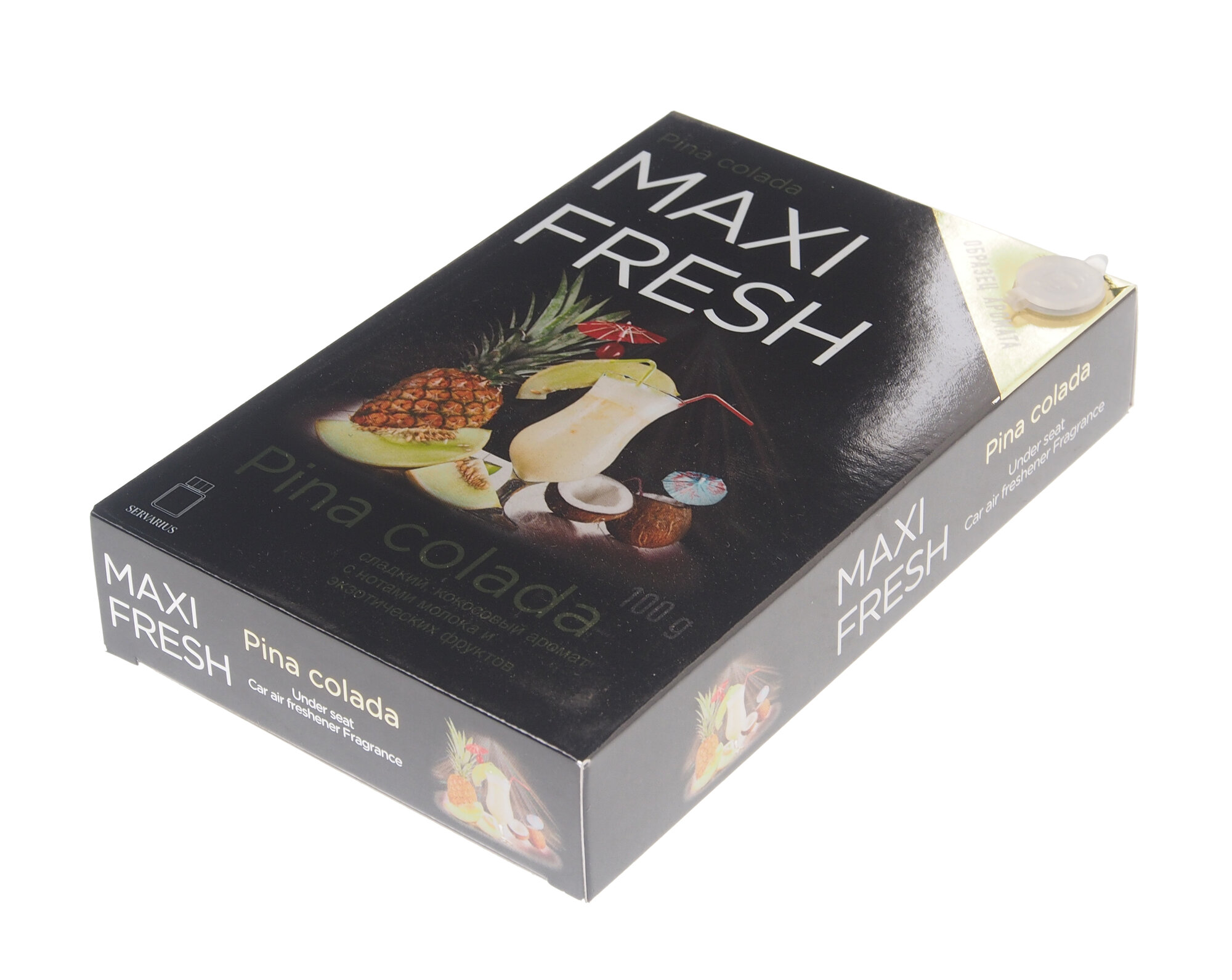 Ароматизатор воздуха MF-110 MAXI FRESH (pina colada) гелевый, под сиденье 100гр