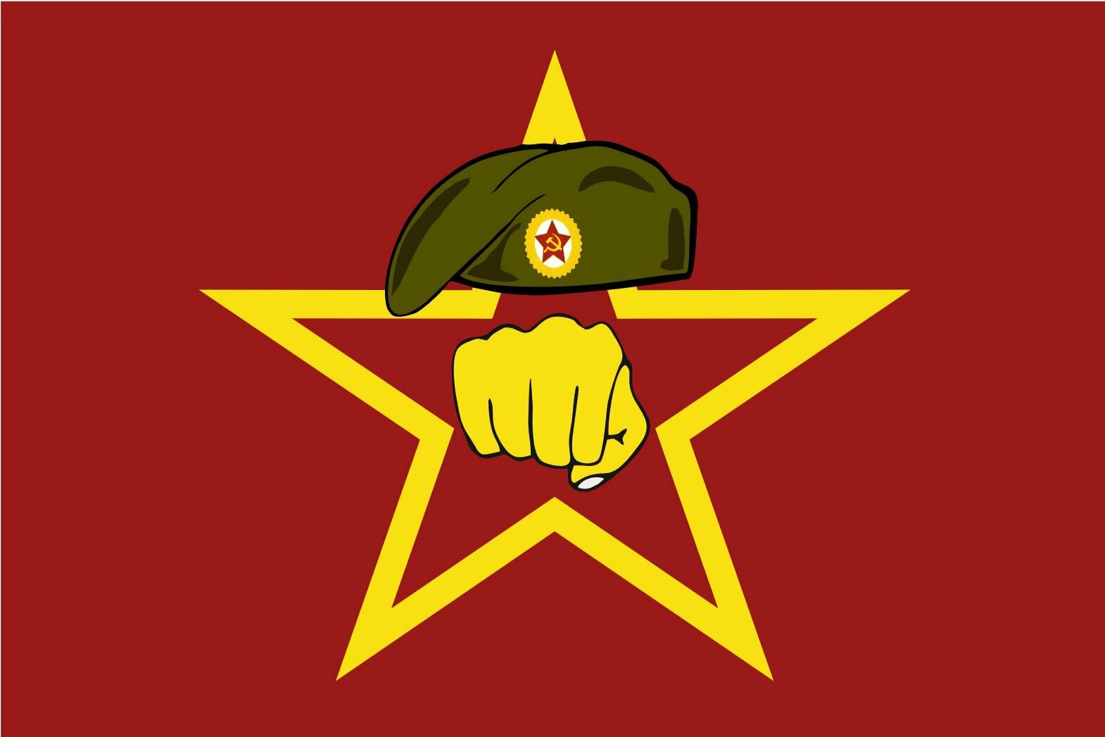 Флаг Внутренних войск спецназ зеленый берет 90*135 большой