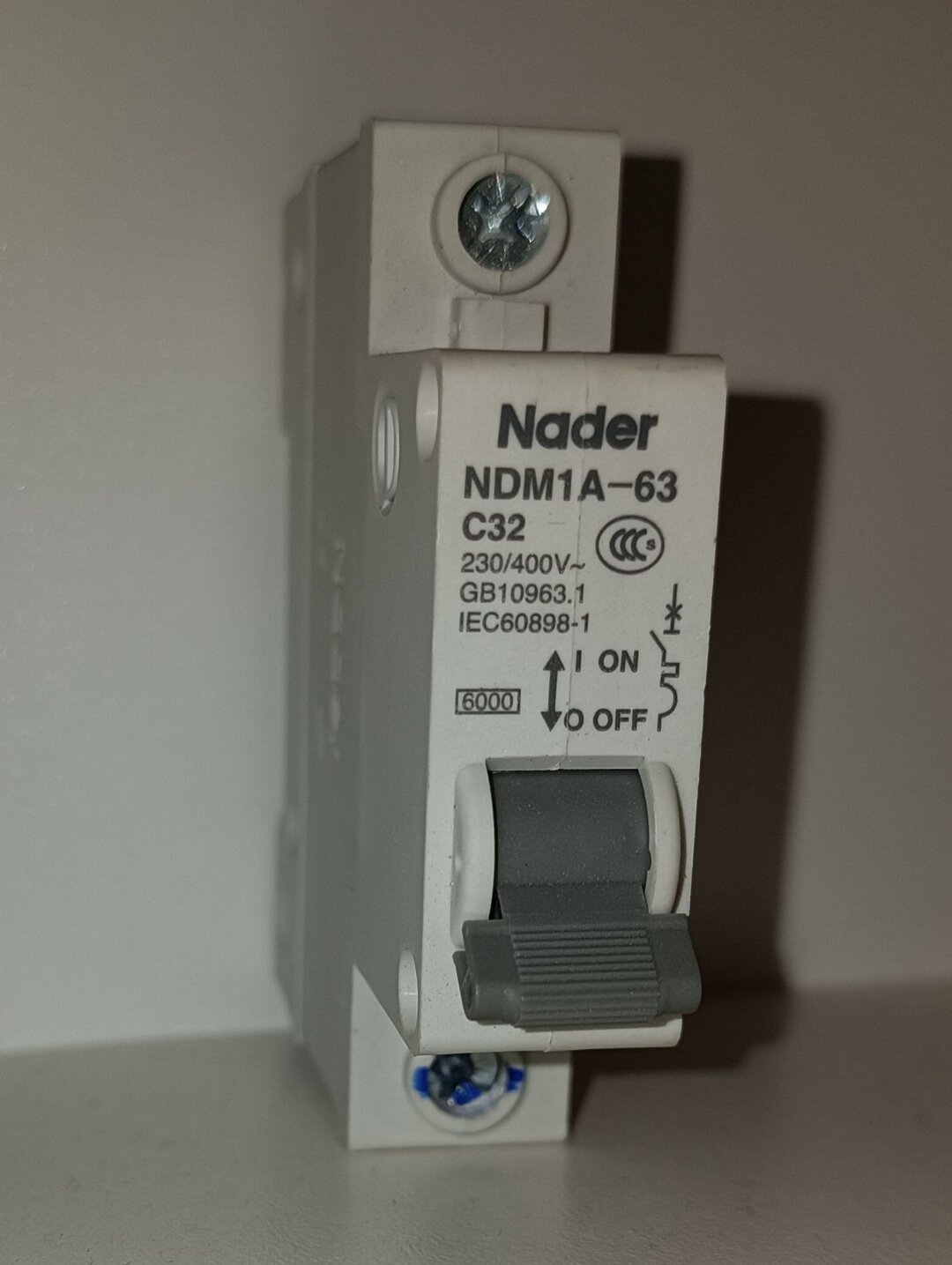 Автоматический выключатель Nader 1P 32А 6кА