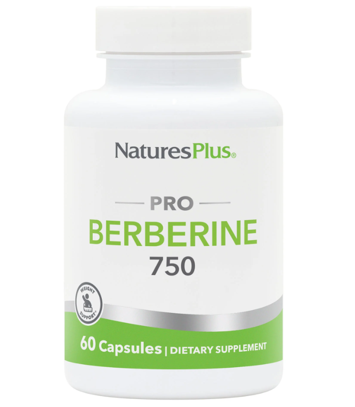 NaturesPlus PRO BERBERINE (Берберин) 750 мг 60 капсул