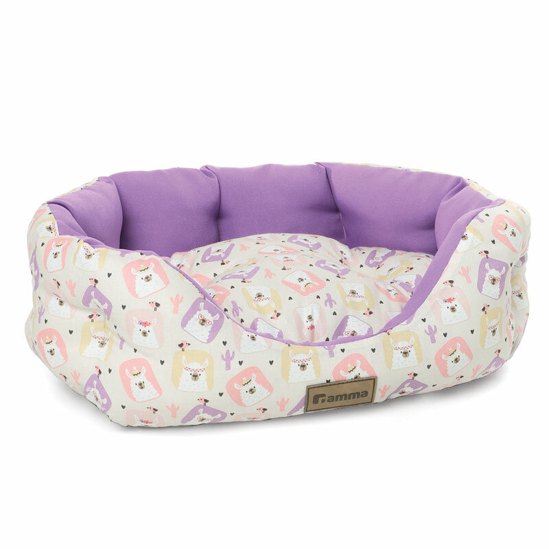 Лежанка овальная "Лама" М, 600*480*200мм, Gamma