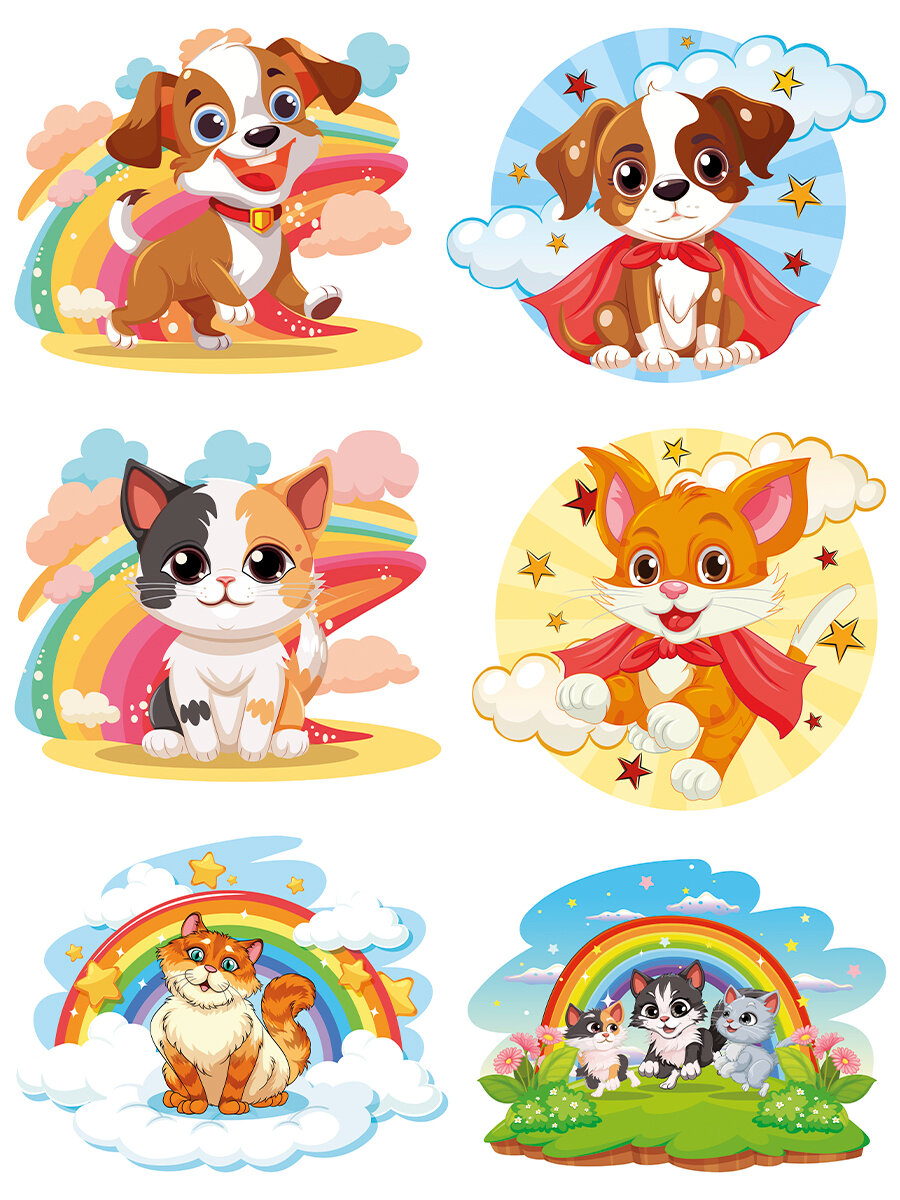 Наклейка интерьерная Клипарты