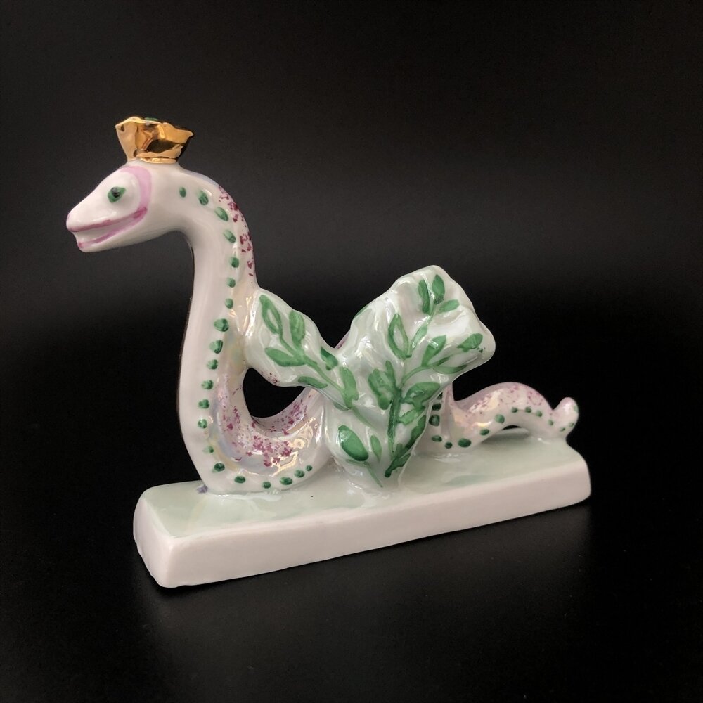 Статуэтка «Царевна-Змея», СССР, Дулёво, фарфор, 1980-е гг.